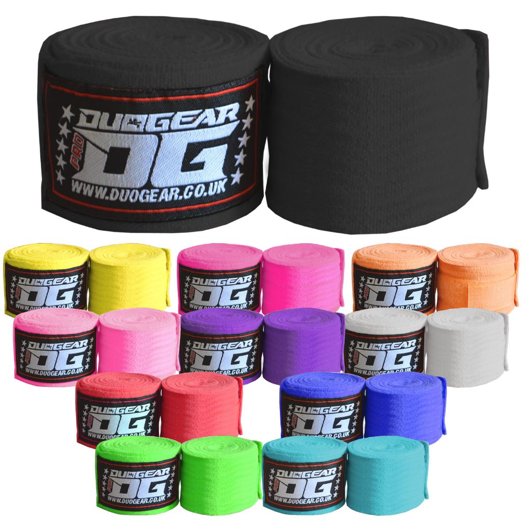 4m MUAY THAI BOXING HAND WRAPS - DUO GEAR UK