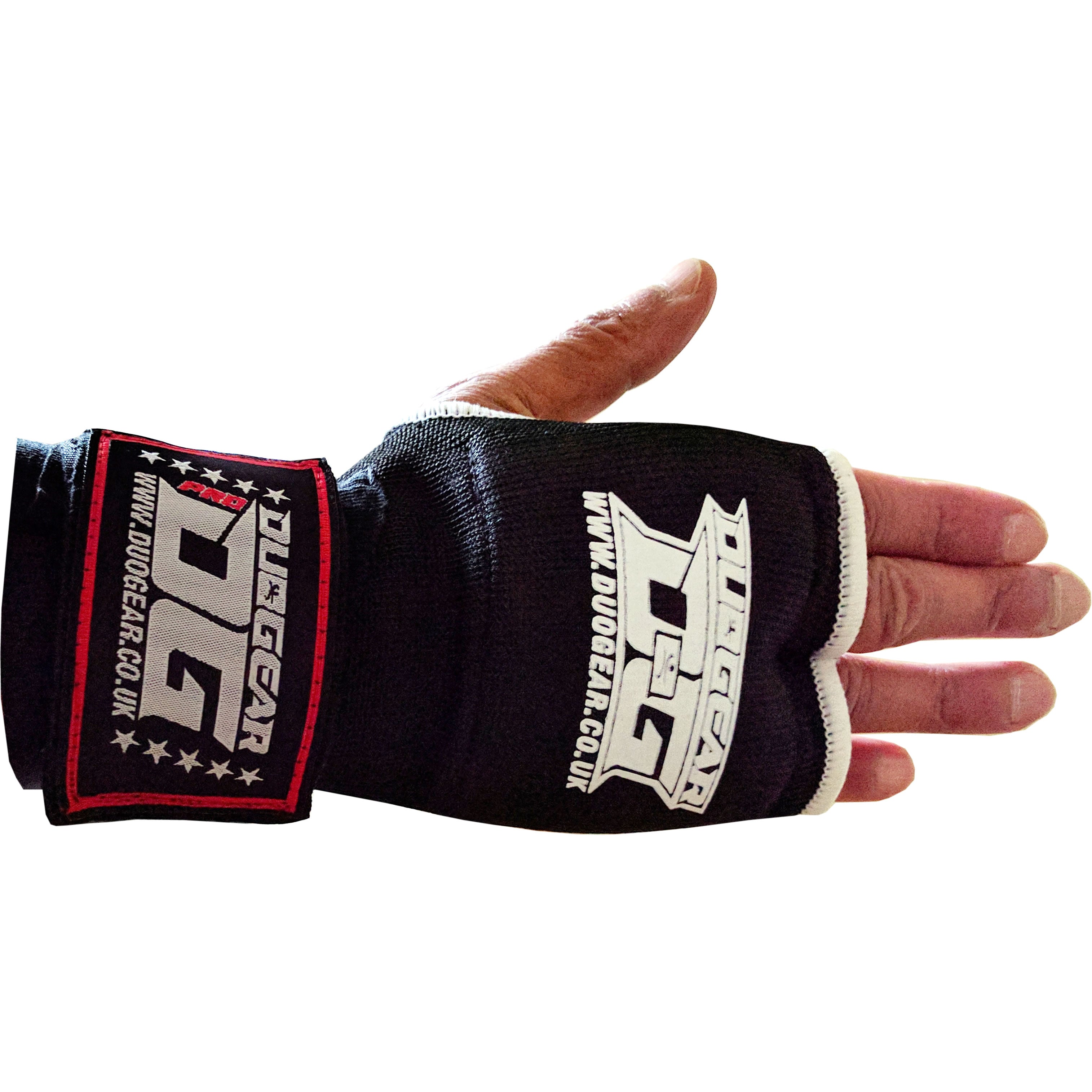 BLACK GEL BOXING INNER GLOVES - DUO GEAR UK